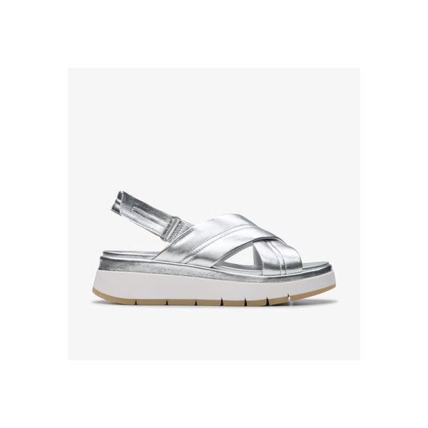 【発売日：2025年05月26日】【ブランド商品番号】26181472 Silver Leather / 【ブランド名】Clarks（クラークス） / 【色】シルバーレザー