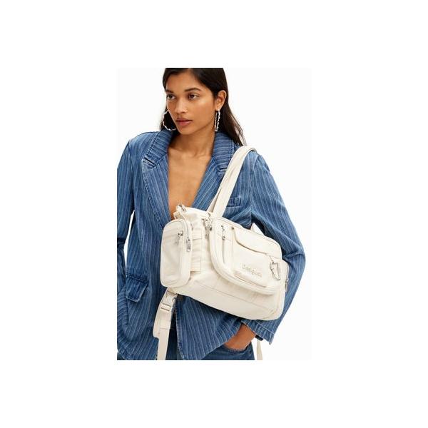 【発売日：2025年03月18日】【ブランド商品番号】24SAXY22 1021 / 【ブランド名】Desigual（デシグアル） / 【色】ホワイト / 【原産国】中国