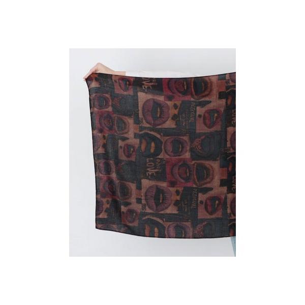 【発売日：2025年12月04日】【ブランド商品番号】26SAWA35 6000 / 【ブランド名】Desigual（デシグアル） / 【色】ブラウン / 【素材】100% ビスコース / 【原産国】中国