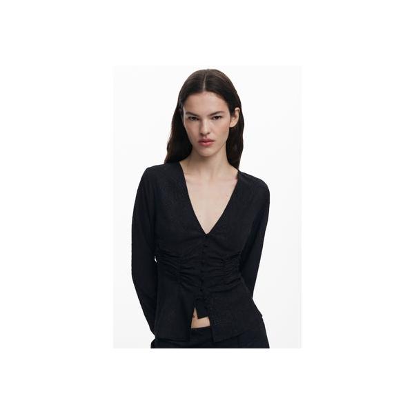 【発売日：2025年04月15日】【ブランド商品番号】25SWBWXB 2000 / 【ブランド名】Desigual（デシグアル） / 【色】グレー/ブラック / 【素材】ポリエステル 100% / 【原産国】トルコ / 【洗濯表記】裏返し...