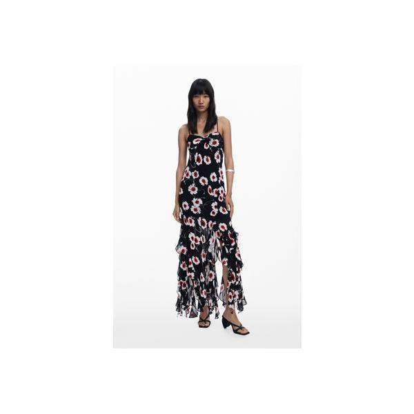 【発売日：2025年05月26日】【ブランド商品番号】25SWVWXA 2000 / 【ブランド名】Desigual（デシグアル） / 【色】グレー/ブラック / 【素材】ポリエステル 100% / 【原産国】中国 / 【洗濯表記】洗濯機(...