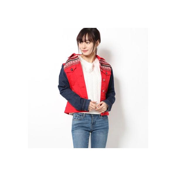 【発売日：2025年05月27日】【ブランド商品番号】20SWEN04 3092 / 【ブランド名】Desigual（デシグアル） / 【色】ピンク/レッド / 【素材】綿 84% ビスコース 12% エラスタン 2% ライクラ-T400-...