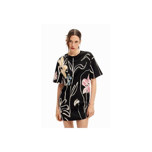 【発売日：2025年02月26日】【ブランド商品番号】24WWVKX4 2000 / 【ブランド名】Desigual（デシグアル） / 【色】グレー/ブラック / 【素材】綿 100% / 【原産国】インド