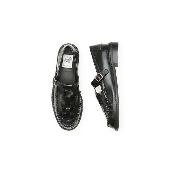 【発売日：2025年09月02日】【ブランド商品番号】2004b-P 101 / 【ブランド名】Emma Francis（エマ フランシス） / 【色】ブラック スムース / 【ソール素材】ゴム