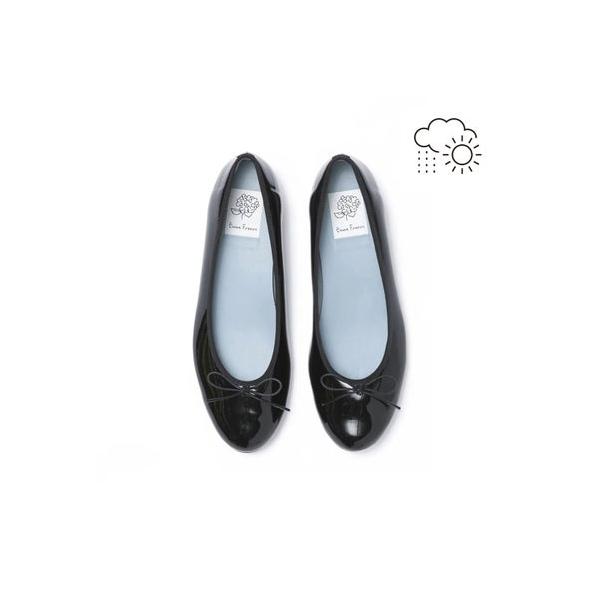 【発売日：2025年03月09日】【ブランド商品番号】02a-E 101 / 【ブランド名】Emma Francis（エマ フランシス） / 【色】ブラック エナメル / 【表素材】エナメル / 【ソール素材】ゴム / 【原産国】日本