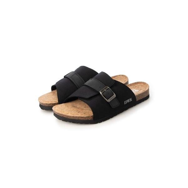 【発売日：2025年03月12日】【ブランド商品番号】EW9303 BLACK / 【ブランド名】EDWIN（エドウィン） / 【色】BLACK / 【表素材】コットン / 【中敷素材】コルク / 【ソール素材】合成素材 / 【原産国】中国