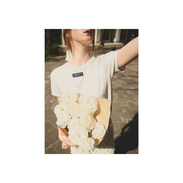 【発売日：2026年03月16日】【ブランド商品番号】1126212354-0 WHITE / 【ブランド名】EIMY ISTOIRE（エイミーイストワール） / 【色】WHITE / 【素材】表地：綿95% ポリウレタン5% / 【洗濯表...