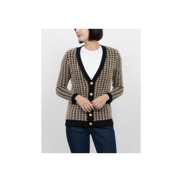 【発売日：2025年03月04日】【ブランド商品番号】THR003-FW24 Beige/Black / 【ブランド名】ELIE TAHARI（エリータハリ） / 【色】ベージュxブラック / 【素材】52% polyester  48% ...