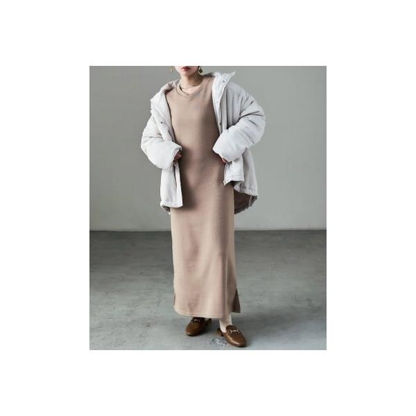 【発売日：2025年12月01日】【ブランド商品番号】ft0740008717 12 / 【ブランド名】Fashion Letter（ファッションレター） / 【色】グレージュ / 【素材】本体 : ポリエステル75% 綿25%リブ部分 :...