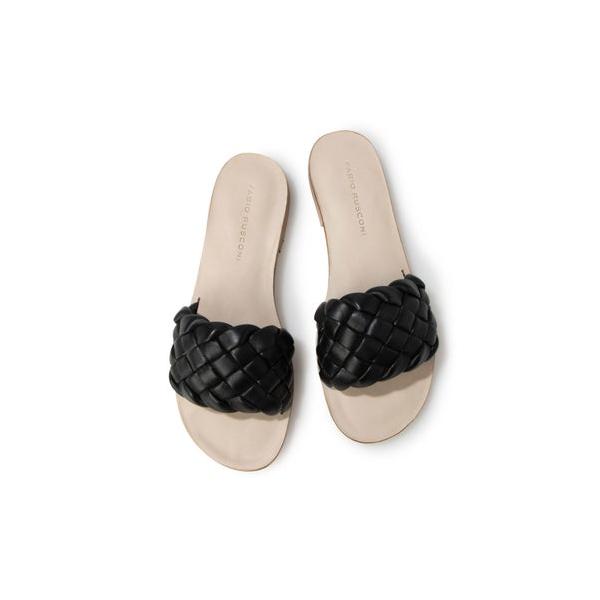 【発売日：2025年03月03日】【ブランド商品番号】DL43 TRECCIA NERA / 【ブランド名】FABIO RUSCONI（ファビオルスコーニ） / 【色】ブラック / 【原産国】イタリア