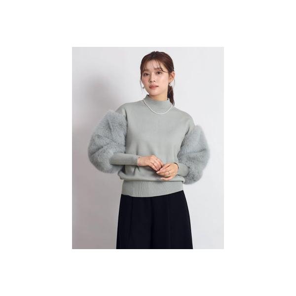 【発売日：2025年11月12日】【ブランド商品番号】151118271 14 / 【ブランド名】FENNEL（フェンネル） / 【色】ライトグレー / 【素材】素材   レーヨン：50％、ポリエステル：33％、ナイロン：17％   ファー...