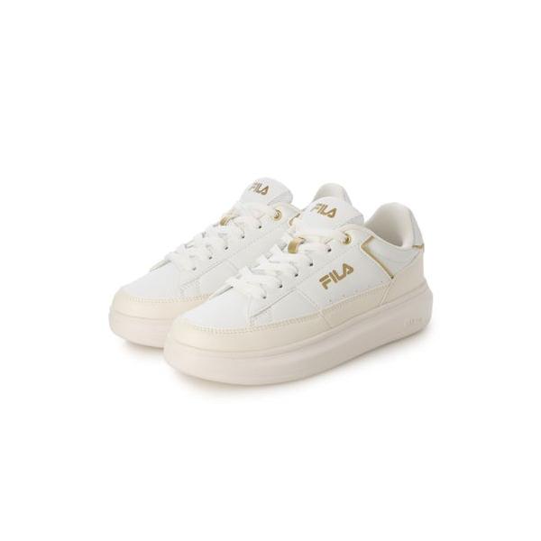 【発売日：2026年02月25日】【ブランド商品番号】FC-4227WWHGD WHT/GLD / 【ブランド名】FILA（フィラ） / 【色】WHT/GLD / 【表素材】合成皮革 / 【ソール素材】合成素材 / 【原産国】中国