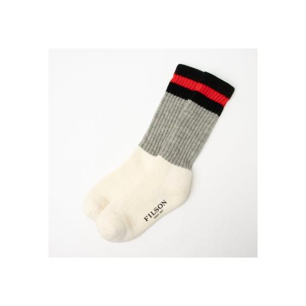 【発売日：2026年03月11日】【ブランド商品番号】20075578 22221010 / 【ブランド名】FILSON（フィルソン） / 【色】ブラック×レッド / 【素材】メリノウール 50％、ウール 30％、ナイロン 10％、アクリル...