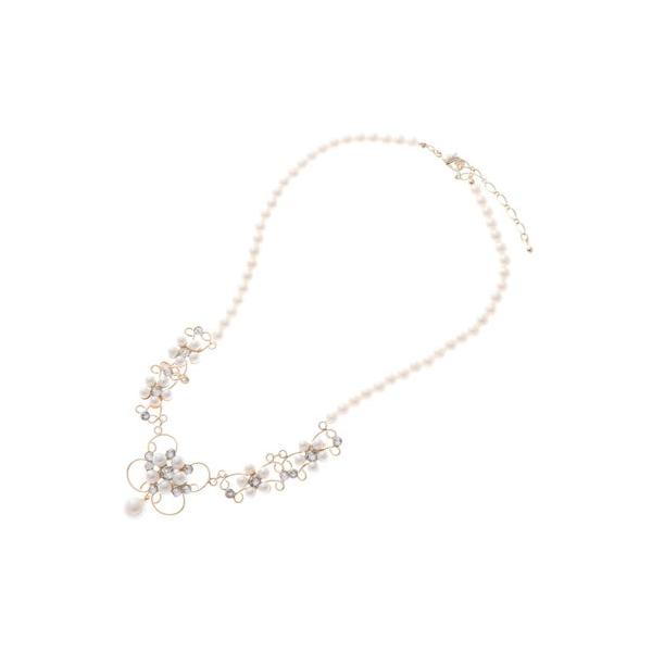 【発売日：2025年03月13日】【ブランド商品番号】7584 90 / 【ブランド名】Genet Vivien（ジュネビビアン） / 【色】ゴールド / 【素材】プラスティックパール　真鍮　ラインストーン / 【原産国】日本