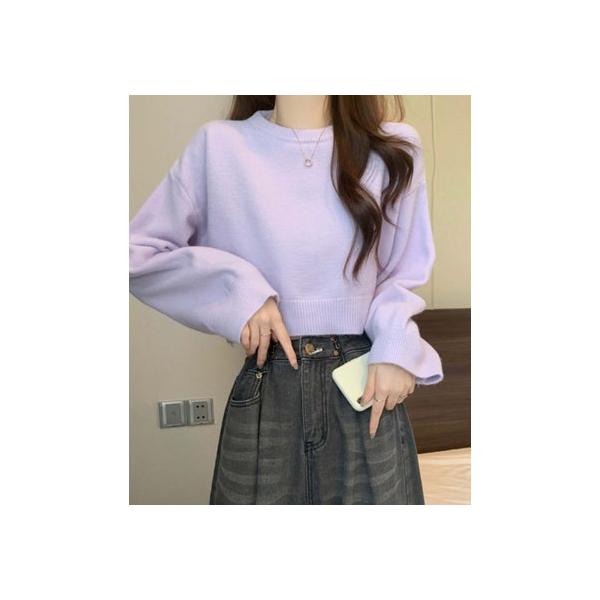 【発売日：2025年10月08日】【ブランド商品番号】GDZ23W196 pl / 【ブランド名】Girly Doll（ガーリードール） / 【色】パープル / 【素材】アクリル100% / 【原産国】中国