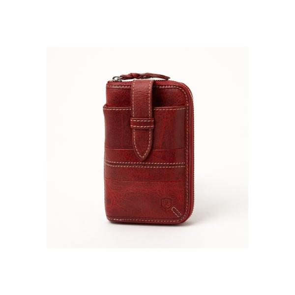 【発売日：2026年02月17日】【ブランド商品番号】DBR-5405 RED / 【ブランド名】MOUSTACHE（ムスタッシュ） / 【色】RED / 【素材】バッファロー革×豚革 / 【原産国】中国