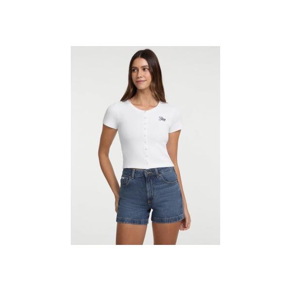 【発売日：2026年01月21日】【ブランド商品番号】W5GP27KA0H1 G011 / 【ブランド名】GUESS（ゲス） / 【色】G011 / 【素材】綿98%. ポリウレタン2% / 【原産国】バングラデシュ