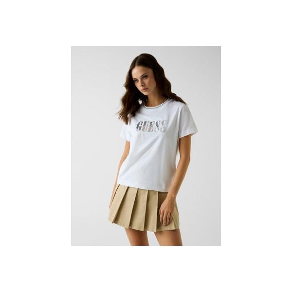 【発売日：2026年04月17日】【ブランド商品番号】W6YI24K4343 G011 / 【ブランド名】GUESS（ゲス） / 【色】G011 / 【素材】綿100% / 【原産国】インド