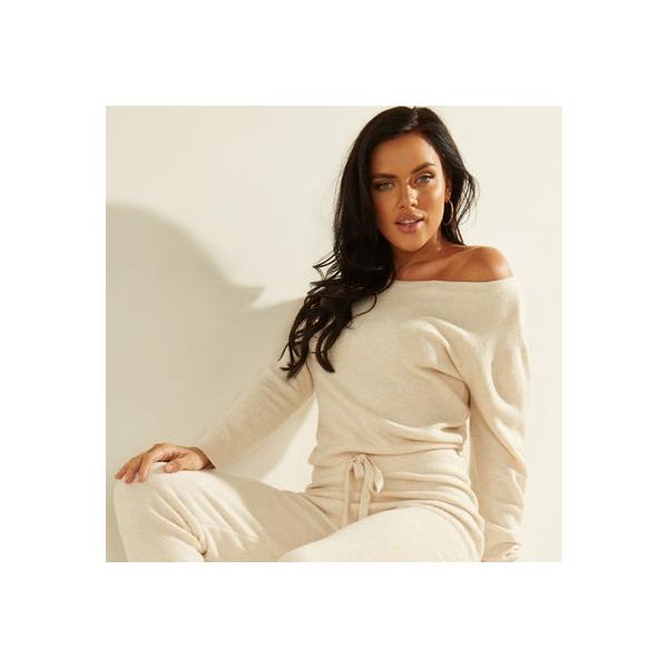 【発売日：2025年03月27日】【ブランド商品番号】W0RR26R2QA0 F133 / 【ブランド名】GUESS（ゲス） / 【色】OATMEAL HEATHER MULTI / 【素材】ナイロン41%, アクリル35%, ウール11%...