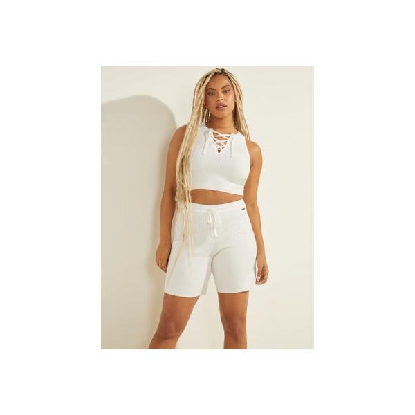 【発売日：2025年03月10日】【ブランド商品番号】W1YR20R2UJ0 G012 / 【ブランド名】GUESS（ゲス） / 【色】G012 / 【素材】レーヨン50%、 ポリアミド26%、 ポリエステル24% / 【原産国】中国