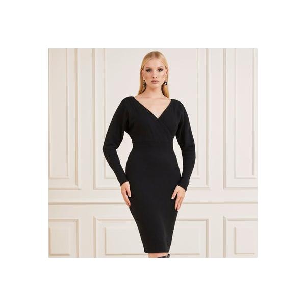 【発売日：2025年03月06日】【ブランド商品番号】1BGK515666Z JBLK / 【ブランド名】GUESS（ゲス） / 【色】JBLK / 【素材】ウール45%  ナイロン24%  レーヨン22%  ヤク5%  ポリウレタン% /...