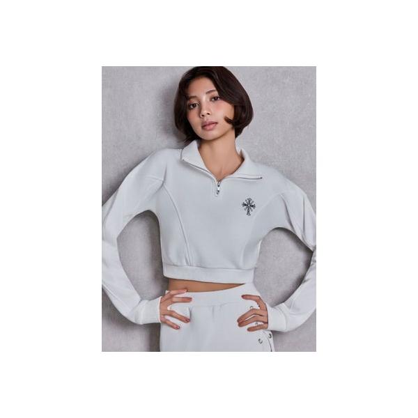 【発売日：2026年01月18日】【ブランド商品番号】072612701201 01 / 【ブランド名】GYDA（ジェイダ） / 【色】オフホワイト / 【素材】本体:綿60% ポリエステル40% リブ:綿56％ ポリエステル42% ポリウ...