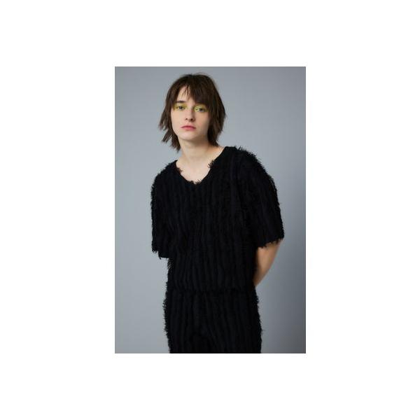 【発売日：2025年02月24日】【ブランド商品番号】530HST70-1120020 / 【ブランド名】HeRIN.CYE（ヘリンドットサイ） / 【色】BLK / 【素材】レーヨン62%、ナイロン38%<br> / 【原産国】中国