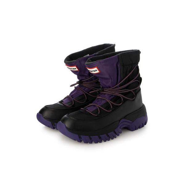 【発売日：2025年11月10日】【ブランド商品番号】MFS9300NYL BRP / 【ブランド名】HUNTER（ハンター） / 【色】ブラック / リッチパープル / 【表素材】ナイロン / 【裏素材】生地・合成繊維 / 【ソール素材】...