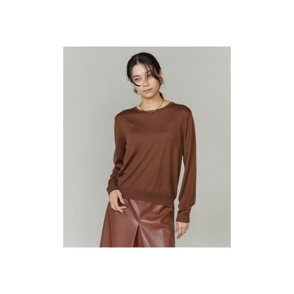 【発売日：2025年12月18日】【ブランド商品番号】7150170043 40 / 【ブランド名】INED（イネド） / 【色】ブラウン / 【素材】カシミヤ70% 絹30% / 【原産国】日本製 / 【洗濯表記】クリーニングは専門店にご...