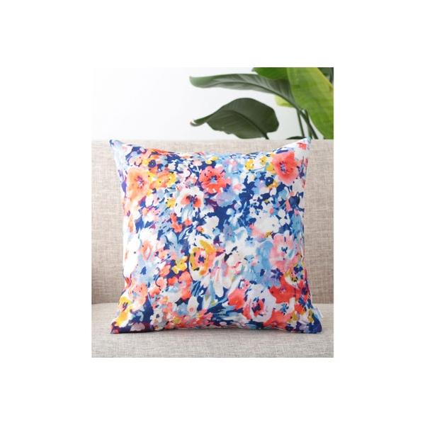 【発売日：2025年06月17日】【ブランド商品番号】jubileecushion49051567 FL003 / 【ブランド名】Jubilee（ジュビリー） / 【色】ブルー / 【素材】コットンリネン