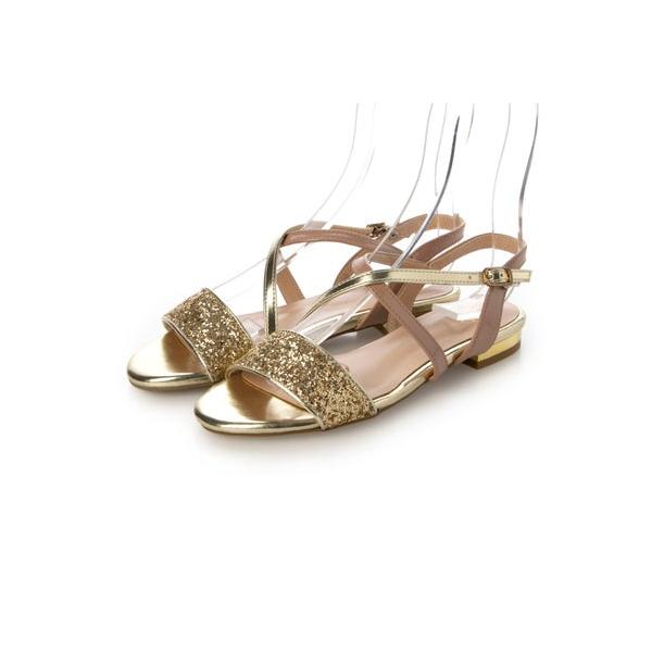 【発売日：2025年03月06日】【ブランド商品番号】832 41 / 【ブランド名】KiBERA（キビラ） / 【色】ゴールド / 【表素材】合成皮革 / 【裏素材】ゴム / 【中敷素材】生地・合成繊維 / 【ソール素材】ゴム / 【原産...