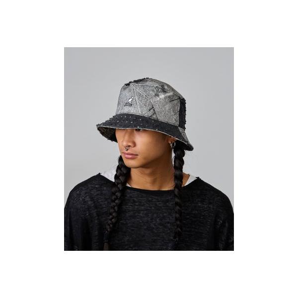 【発売日：2025年02月24日】【ブランド商品番号】231069623 01 / 【ブランド名】KANGOL（カンゴール） / 【色】BLACK TROMPE L’OEIL (01) / 【素材】綿100% / 【原産国】中国 / 【洗濯...