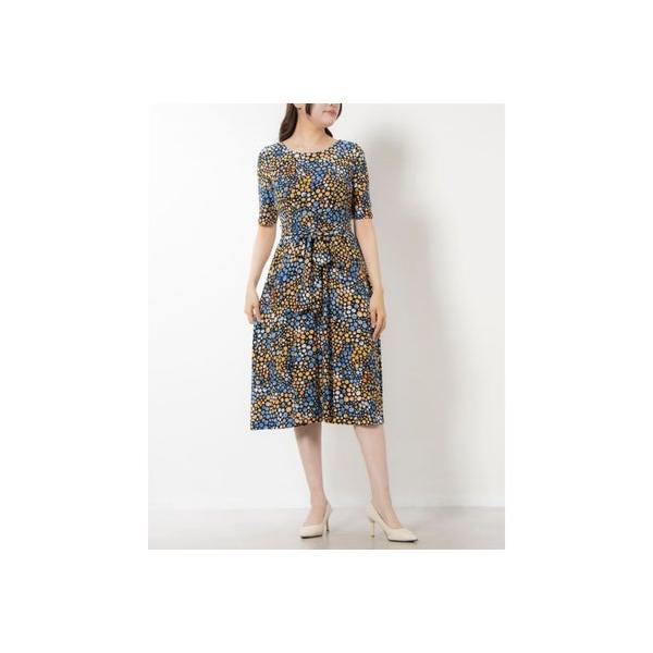 【発売日：2025年02月24日】【ブランド商品番号】10870522 BLUE AERON MULTI / 【ブランド名】KASPER（カスパール） / 【色】ブラックxブルーマルチ / 【素材】96% polyester、 4% ela...