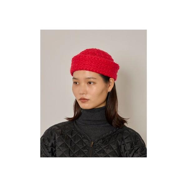 【発売日：2025年07月30日】【ブランド商品番号】253021208 13 / 【ブランド名】arth（アース） / 【色】RED (13) / 【素材】本体モヘヤ83%綿13%ポリエステル4%付属牛革 / 【原産国】日本