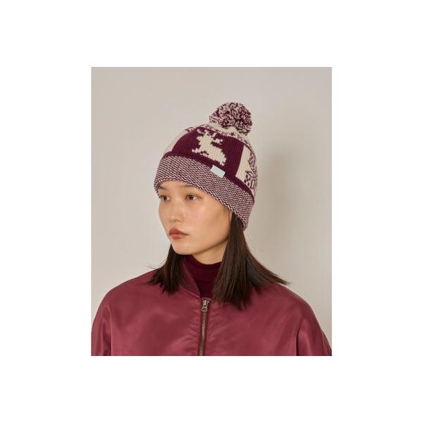 【発売日：2025年08月18日】【ブランド商品番号】254021203 11 / 【ブランド名】arth（アース） / 【色】DK RED (11) / 【素材】本体ウール80%ナイロン20%付属牛革 / 【原産国】日本