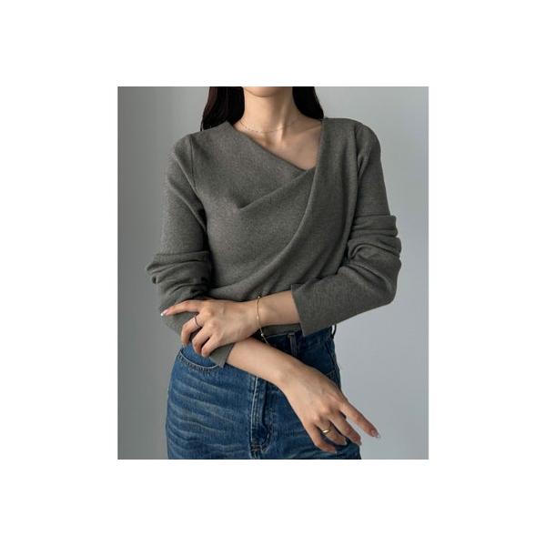 【発売日：2025年09月05日】【ブランド商品番号】frvd036-597 -cc / 【ブランド名】Louere（ルエレ） / 【色】チャコール / 【素材】レーヨン50%,ポリエステル28%,ナイロン22% / 【原産国】中国