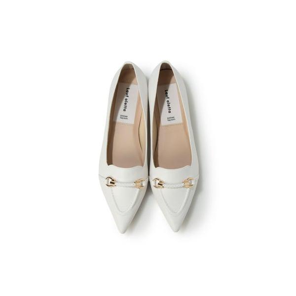 【発売日：2026年03月09日】【ブランド商品番号】LRP146 WHITE / 【ブランド名】Lauf oletta（ラフオレッタ） / 【色】WHITE / 【表素材】合成皮革 / 【裏素材】生地・合成繊維 / 【中敷素材】合成皮革 ...