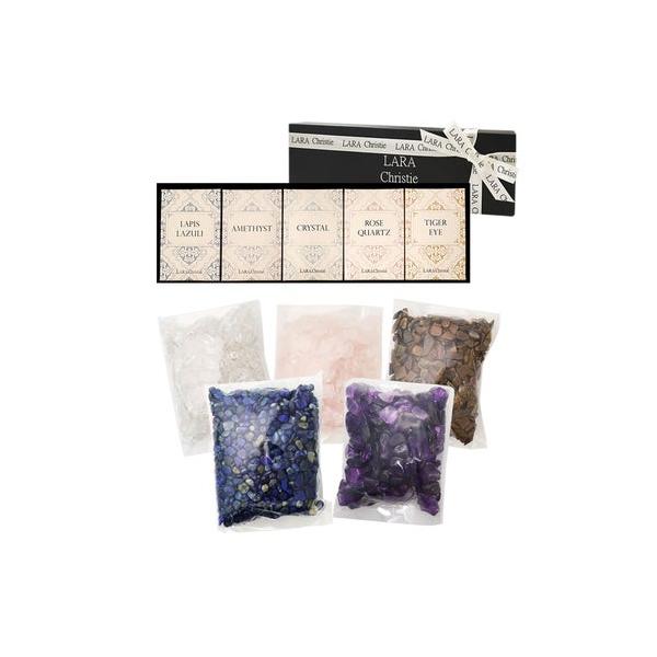 【発売日：2025年12月03日】【ブランド商品番号】lh110-0001 MIX / 【ブランド名】LARA Christie（ララクリスティー） / 【色】天然石セット / 【素材】水晶、ローズクォーツ、ラピスラズリ(ミックス)、アメジ...