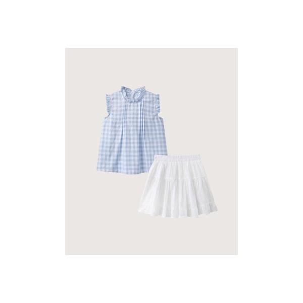 【発売日：2025年04月21日】【ブランド商品番号】C2503PET2567 50 / 【ブランド名】LA POMME petit（ラポミ プチ） / 【色】Blue / 【素材】Polyester / 【原産国】中国