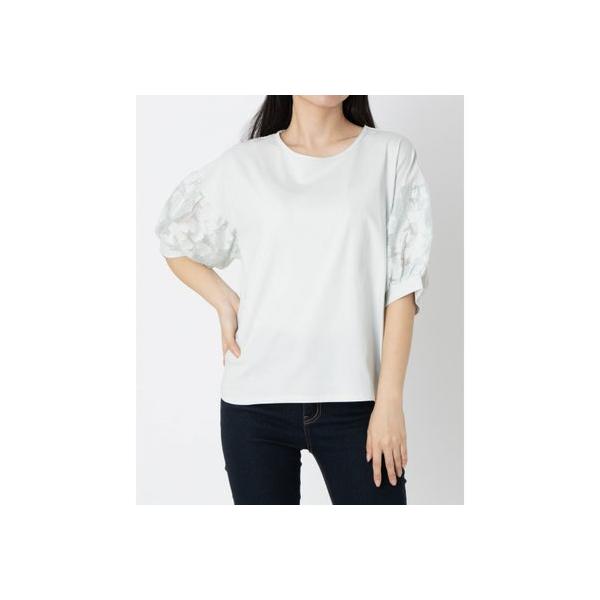 【発売日：2026年01月19日】【ブランド商品番号】SECK5321 27431469 / 【ブランド名】LILASIC（リラシク） / 【色】ミント / 【素材】FABRIC：プレーティング天竺×フラワージャカード QUALITY：綿5...