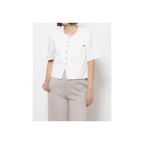 【発売日：2025年03月03日】【ブランド商品番号】SW4MJ727 01 / 【ブランド名】LOEUVRE（ルエブル） / 【色】WHITE / 【素材】Cotton 60%  Rayon 40%