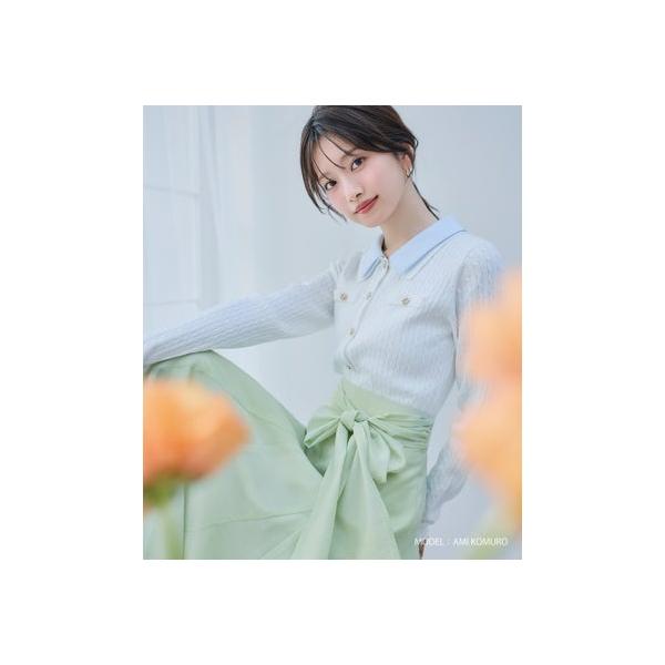 【発売日：2026年02月02日】【ブランド商品番号】MM618401 GY / 【ブランド名】MISCH MASCH（ミッシュマッシュ） / 【色】GREY / 【素材】本体:レーヨン69％ ナイロン30％ ポリウレタン1％ 別布:ポリエ...