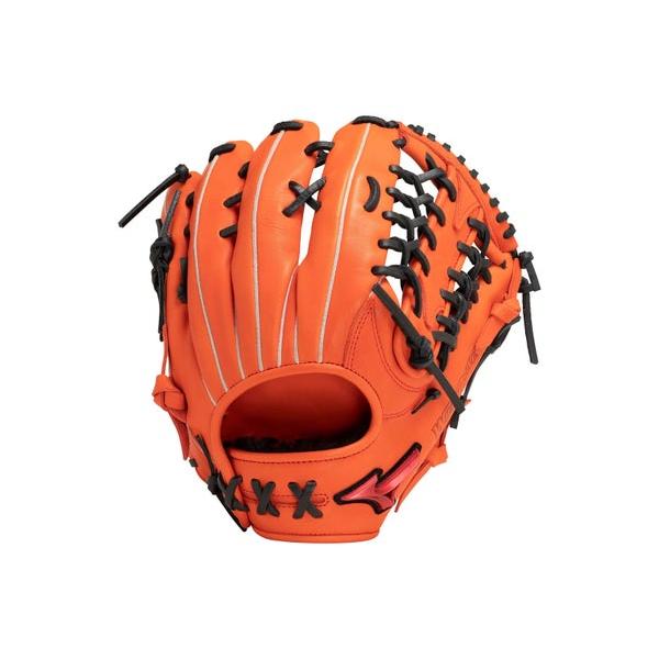 【発売日：2026年02月24日】【ブランド商品番号】1AJGS29807 34002816 / 【ブランド名】MIZUNO（ミズノ） / 【色】スプレンディッドオレンジ / 【素材】受球面・背面：クレストハイド（天然皮革：牛革）