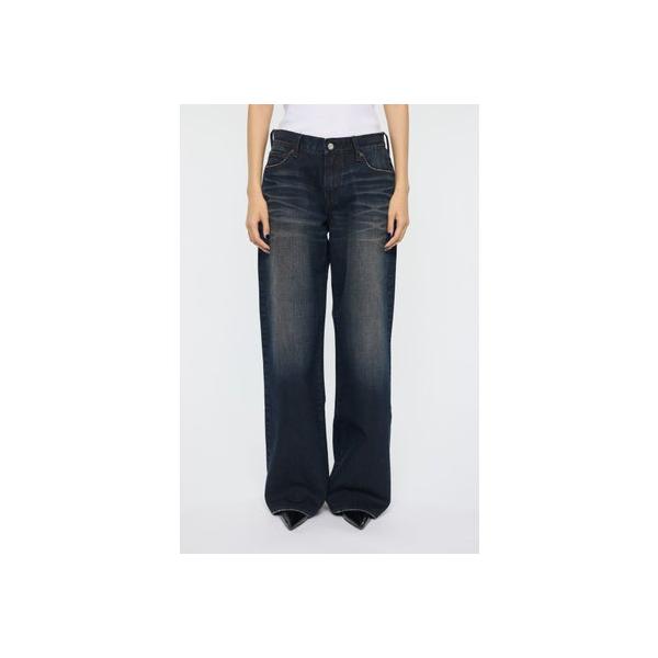 【発売日：2025年12月19日】【ブランド商品番号】010JS111-1851113 / 【ブランド名】MOUSSY（マウジー） / 【色】D/BLU3 / 【素材】(本体)コットン:100(ラベル部分)牛革 / 【原産国】中国