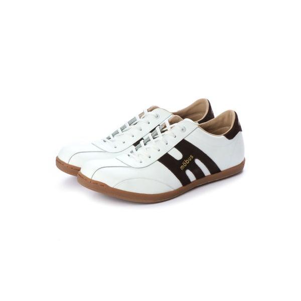 【発売日：2025年02月26日】【ブランド商品番号】M0403T 1779 / 【ブランド名】mobus（モーブス） / 【色】S.WHT/B.BRN / 【表素材】本革 / 【裏素材】生地・合成繊維 / 【中敷素材】生地・合成繊維 / ...