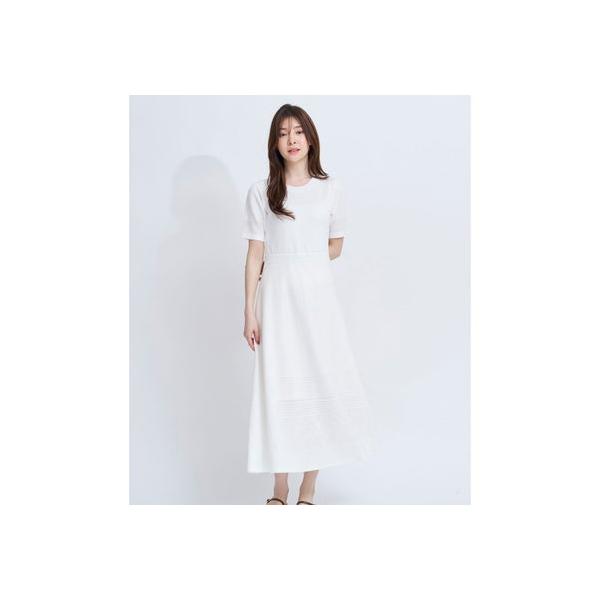 【発売日：2026年03月12日】【ブランド商品番号】5633042 01 / 【ブランド名】NOELA （ノエラ） / 【色】オフホワイト / 【素材】ワンピース ポリエステル59% レーヨン35% ナイロン6%白のみインナーポリエステル...