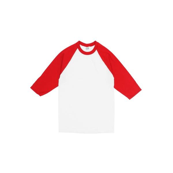 【発売日：2025年02月24日】【ブランド商品番号】prclub135 -whitexred / 【ブランド名】BACKYARD FAMILY（バックヤードファミリー） / 【色】ホワイトxレッド（袖）