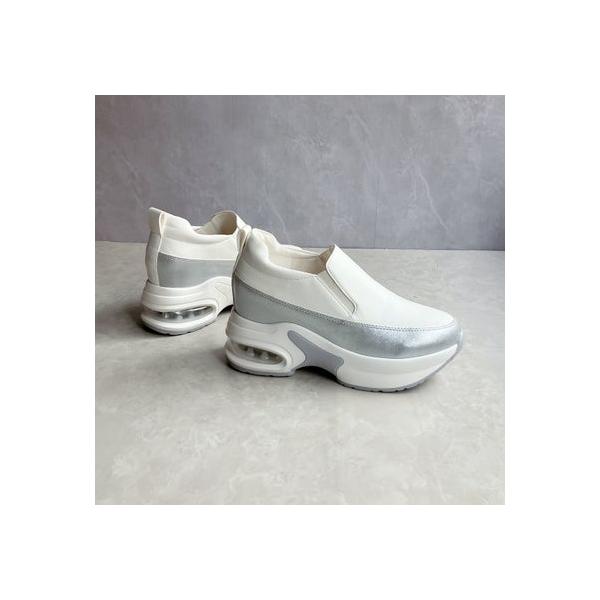 【発売日：2025年07月03日】【ブランド商品番号】217-1070 WH/SV / 【ブランド名】Noubel Voug Relax（ヌーベル ヴォーグ リラックス） / 【色】ホワイト/シルバー / 【表素材】合成皮革 / 【原産国】中国