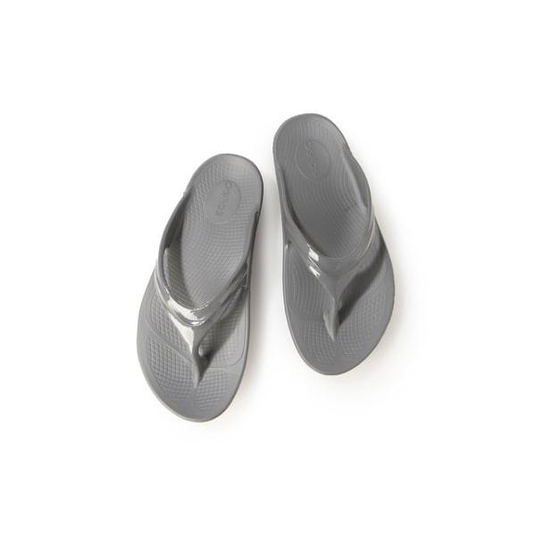 【発売日：2025年05月21日】【ブランド商品番号】1400 SLATE / 【ブランド名】OOFOS（ウーフォス） / 【色】Slate/ Shinny / 【表素材】ラバー・EVA