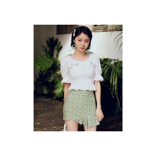 【発売日：2025年03月07日】【ブランド商品番号】viki91015 wh / 【ブランド名】OSYAREVO（オシャレボ） / 【色】ホワイト / 【素材】(トップス素材)表地：ポリエステル95% ポリウレタン5% 裏地：ポリエステル...